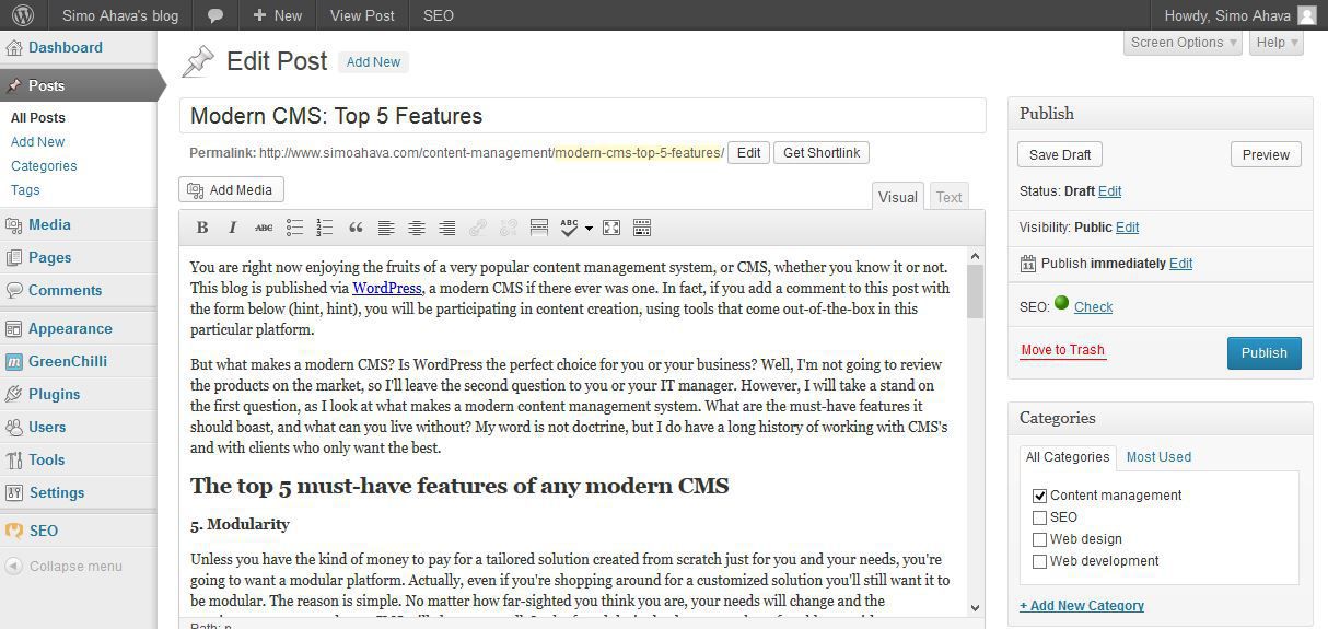 Modern CMS Top 5 Features Simo Ahava s Blog Modern CMS Top 5 Features Simo Ahava s Blog